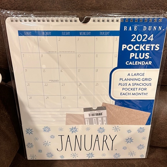 Rae Dunn | Office | Nwt Rae Dunn 224 Pocket Calendar | Poshmark